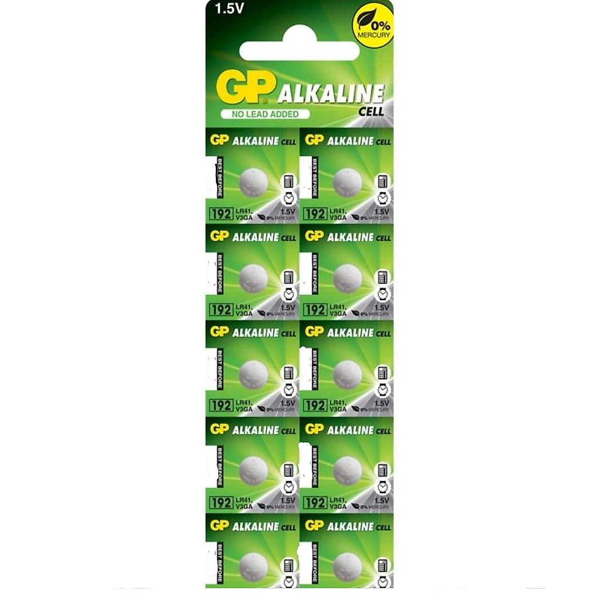 GP Batteries GP192-C10 Alkaline Coin Cell(10x)