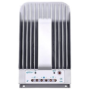 Epever 20A MPPT Solar Charge Controller Tracer BN Series Negative Ground 20 Amp Solar Panel Charge Controller 12V/24V Auto Identifying Intelligent Regulator Max. PV 150V