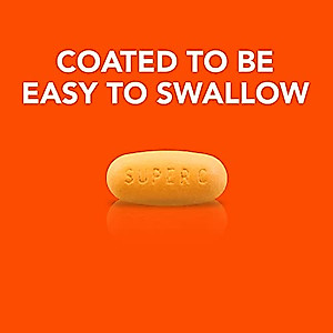 Vicks Super C Energize and Replenish* Daytime Daily Supplement with Vitamin C, B Vitamins Plus a Blend of Herbal Extracts, Coated to be Easy to Swallow, from The Makers of Vicks, 28ct