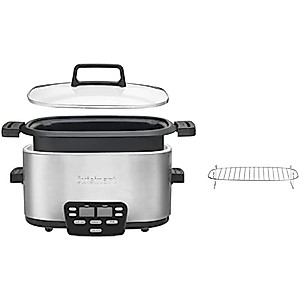 Cuisinart MSC-600 3-In-1 Cook Central 6-Quart Multi-Cooker: Slow Cooker, Brown/Saute, Steamer