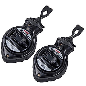 TAJIMA Chalk Box - Chalk-Rite Jam Free Snap-Line with Extra Bold 1mm Chalk Line & Five Gear Quick Retrieval - CR301JF (Pack of 2)