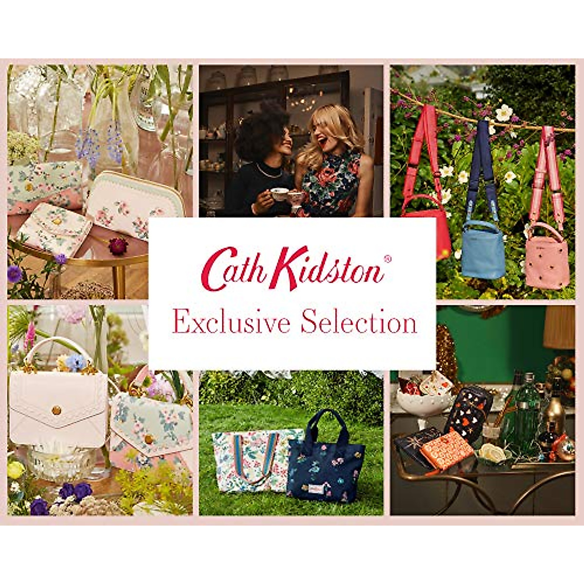 Cath Kidston Cross Body Backpack Women's Patches Mini Embroidered