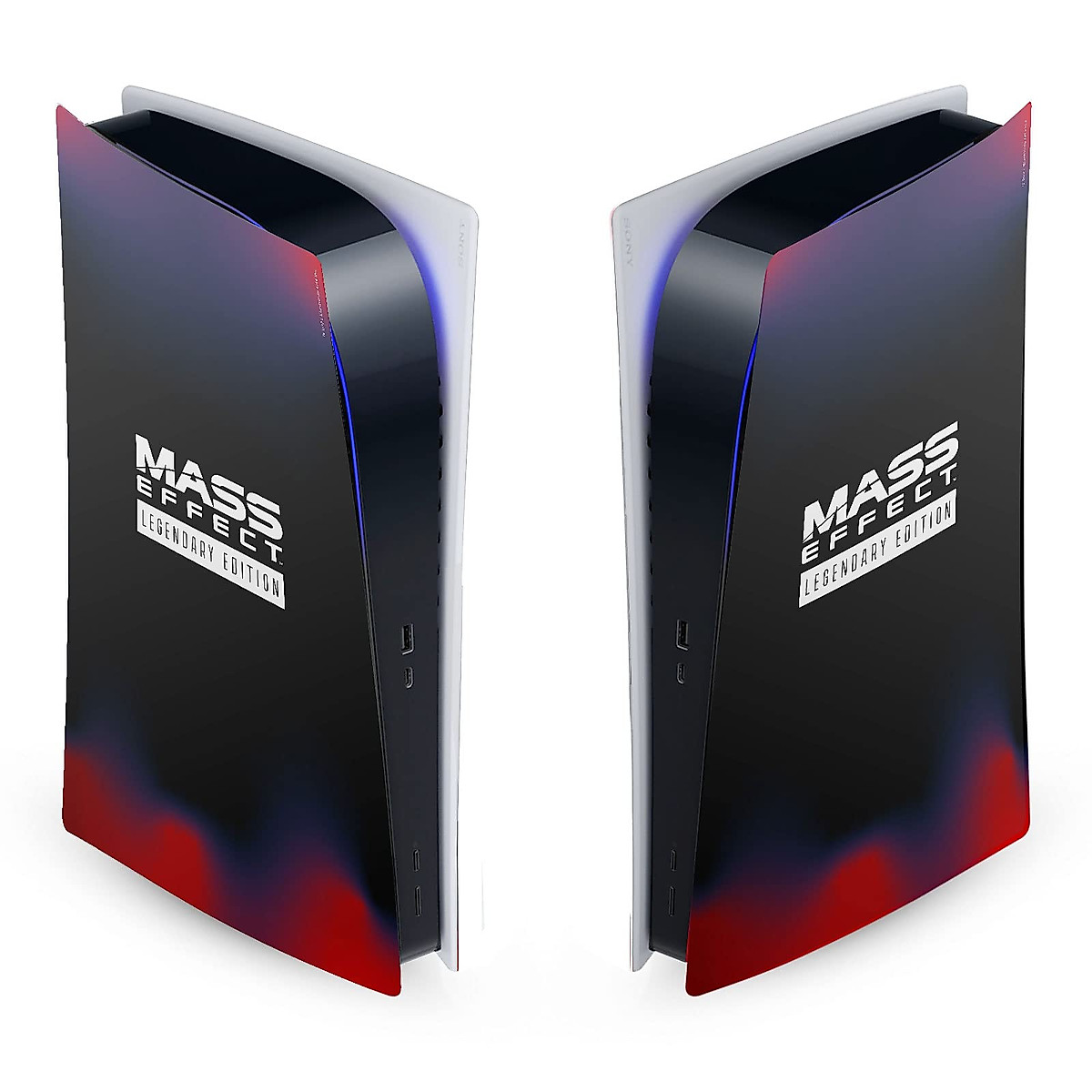 Head Case Designs Officially Licensed EA Bioware Mass Effect Logo Legendary Graphics Vinyl Faceplate Sticker Gaming Skin Decal Cover Compatible With Sony PlayStation 5 PS5 Digital Edition Console