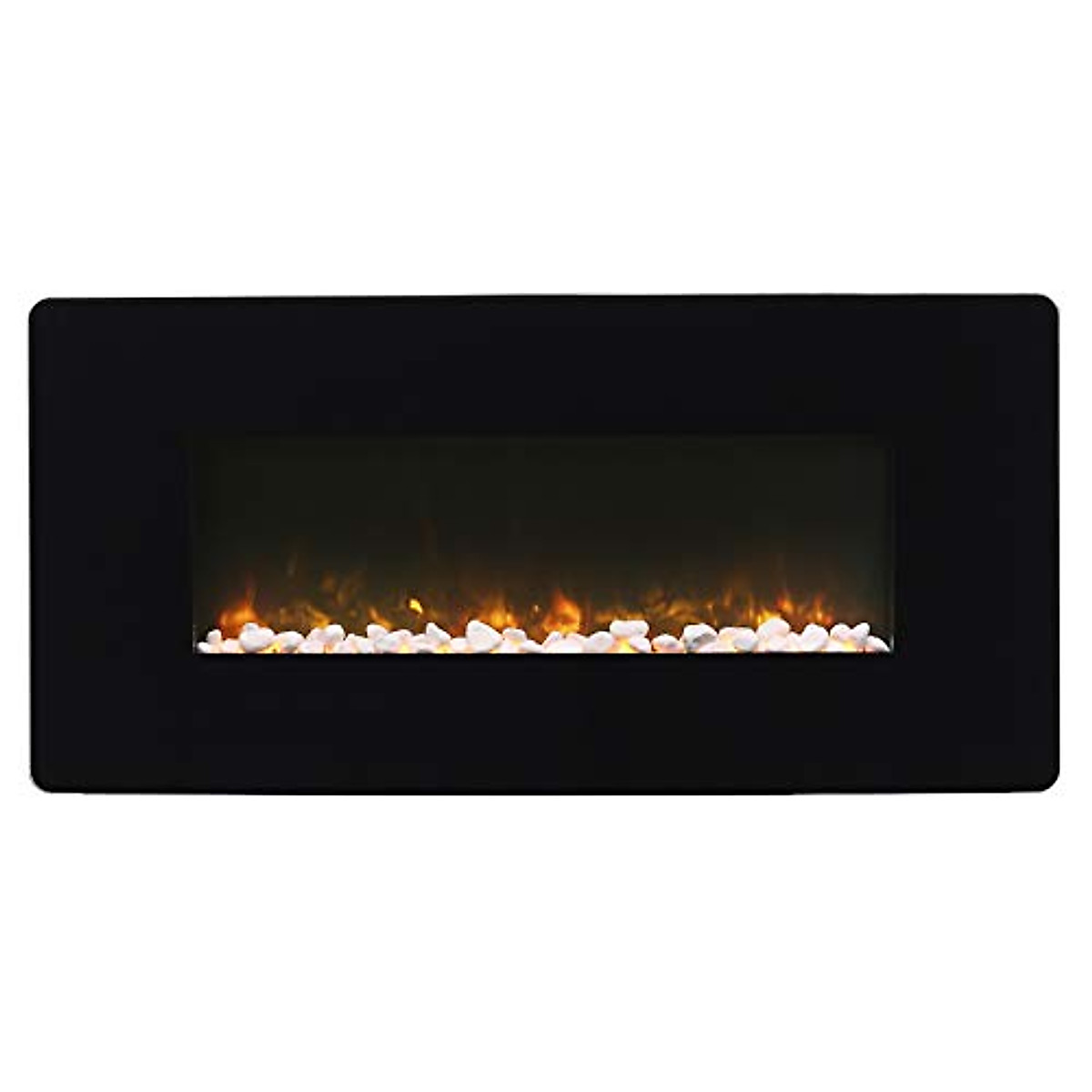 Dimplex Winslow 35" Wall-Mounted Electric Fireplace (Model: SWM3520), 4777 BTU, 120 Volt, 1400 Watt, Black