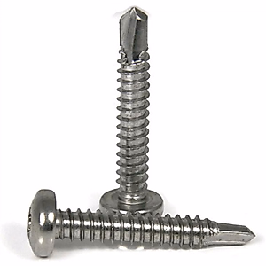 #6 Pan Head Torx Self Tapping Screws 410 Stainless Steel Self Drilling TEK Point #6 x 1 inch Qty 250
