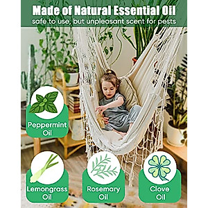 SEEKBIT Rodent Repellent, 10 Pack Peppermint Oil to Repels Mice and Rats and Other Rodents, Mouse Deterrent for Car Engines to Keep Mice Out, Rat Repellent for Basements Barns Garages RV Trucks