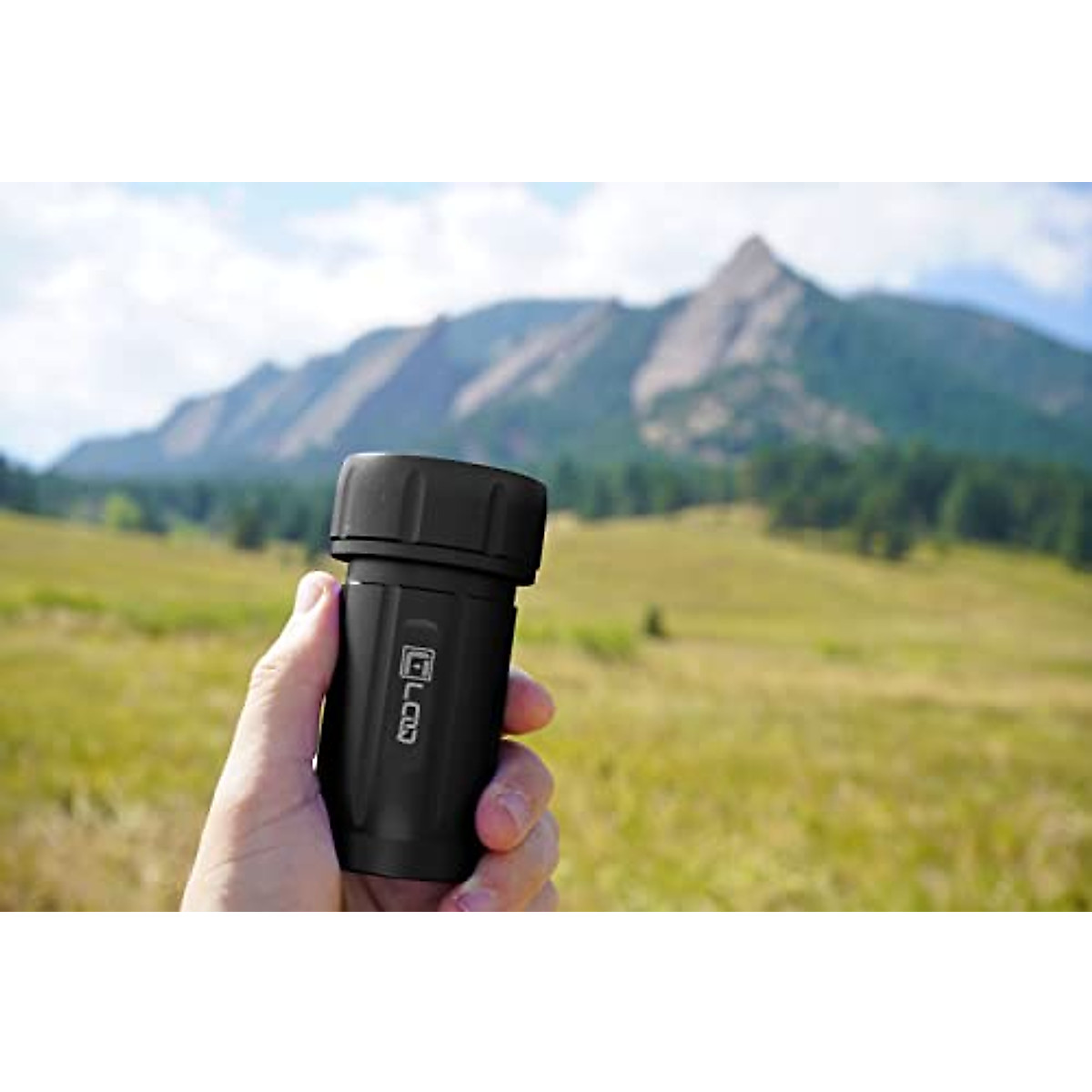 Canniloq TXD120 Premium Rugged Airtight Jar and Storage Container Keeps Herbs Spices Fresh, Zytel Nylon, 120ml (Jet Black)