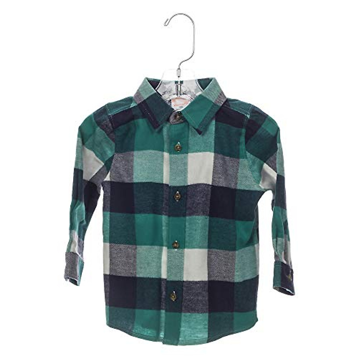 Mainetti 5075 Clear Plastic Hangers With 360 Swivel Metal Hook And Notches For Straps, Great For Children's Shirts/Tops/Dresses, 12-Inch (Value Pack Of 100)