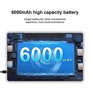 YESTEL Android 13 Tablet 2024 Newest 10.1 inch Tablet with Octa-Core Processor,10GB RAM+64GB ROM (Expandable up 1TB),5G WiFi, Bluetooth 5.0, GPS, with Keyboard,Mouse - Silver