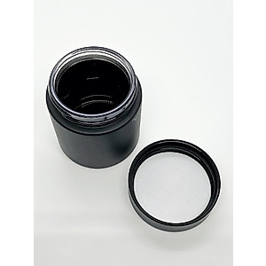 Skunkworx Packaging Black Child Resistant 3oz Glass Jars - 32 Pack