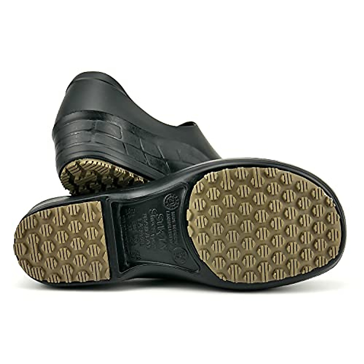 Sticky Nursing Shoes for Women - Professional Waterproof Non-Slip - Hospital Icons (Dentistry - Black, Numeric_8)