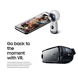 Samsung Gear 360 SM-R210 (2017 Edition) Spherical Cam 360 degree 4K Camera (International Version) (Renewed)