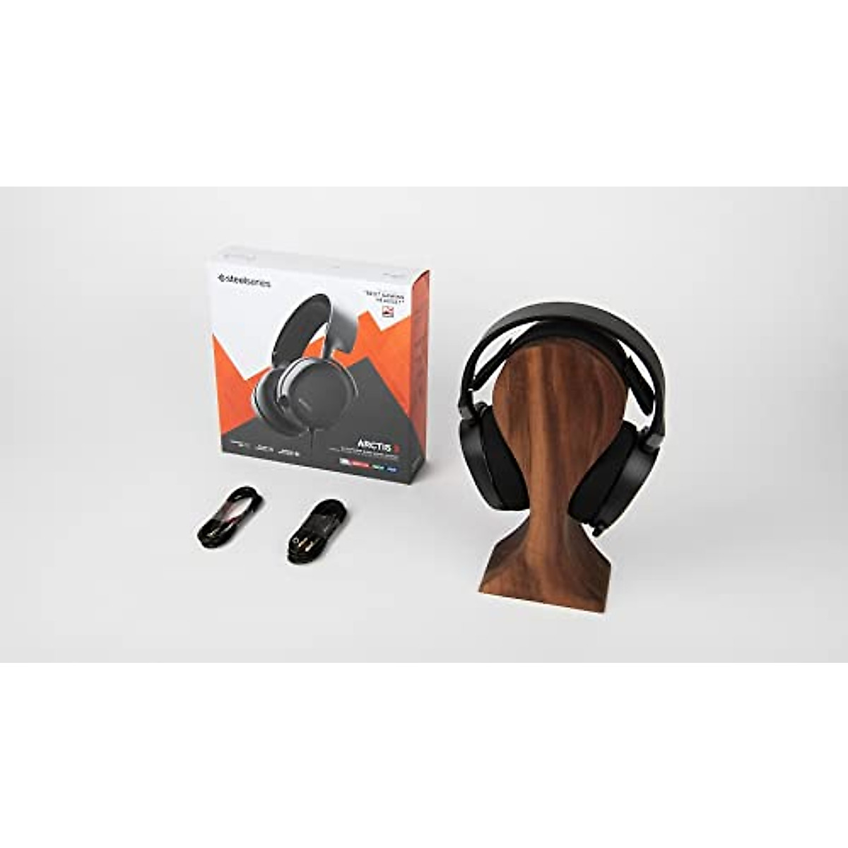 SteelSeries Arctis 3 - All-Platform Gaming Headset for PC - PlayStation 5 and PS4, Xbox One, Nintendo Switch, VR, Android and iOS - Black