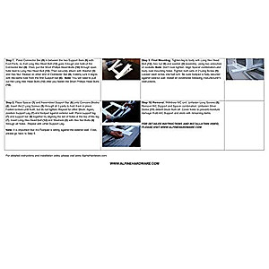 Universal Window Air Conditioner & Heat Pump Bracket - Heavy-Duty Window AC Support - Support Air Conditioner Up to 180 lbs. - for 12000 BTU AC to 24000 BTU AC Units (Heavy Duty)