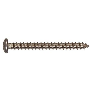 The Hillman Group 2958 8 x 3/4-Inch Stainless Steel Pan Head Phillips Sheet Metal Screw, 25-Pack