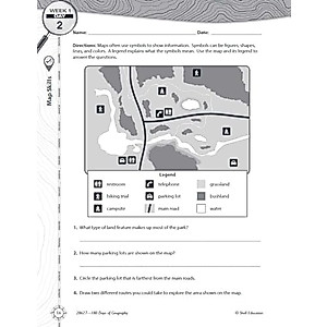 180 Days™: Social Studies, Geography for 6th Grade Practice Workbook for Classroom and Home, Cool and Fun Practice Created by Teachers (180 Days of Practice)