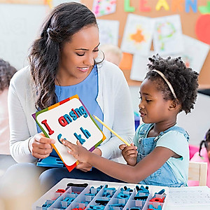 Coogam Magnetic Letters 251 Pcs with Magnetic Board and Storage Box - Uppercase Lowercase Foam Alphabet ABC Magnets for Fridge Refrigerator - Educational Toy Set for Classroom Kids Learning Spelling