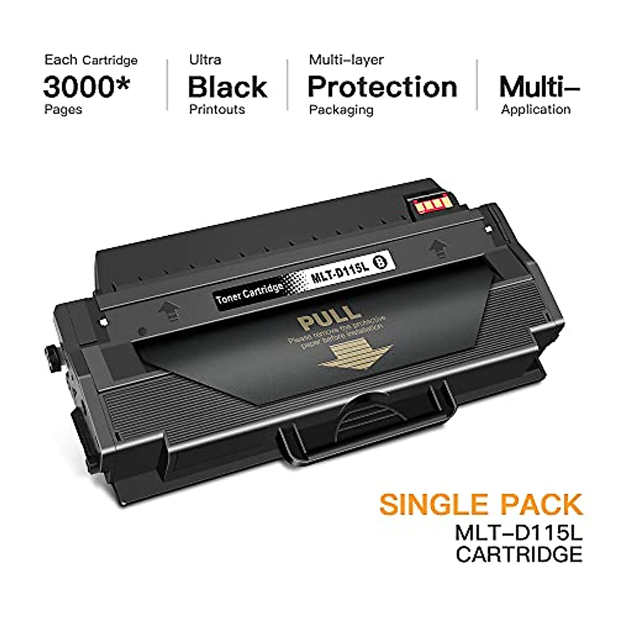 E-Z Ink (TM Compatible Toner Cartridge Replacement for Samsung 115 115L MLT-D115L High Yield to Use with Xpress SL-M2830DW SL-M2880FW SL-M2820DW SL-M2870FW SL-M2620 SL-M2670 Printer (Black, 1 Pack)