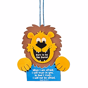 Fun Express Dare to Be Daniel Sign Kits - Makes 12 - Religous DIY Crafts for Kids and Sunday School Activities - VBS Vacation Bible School Supplies/Decor