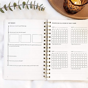 Kunitsa Co. Food and Exercise Journal for Women. Track Meals, Nutrition and Weight Loss - 90 days (Pink) 8.5″ x 6″