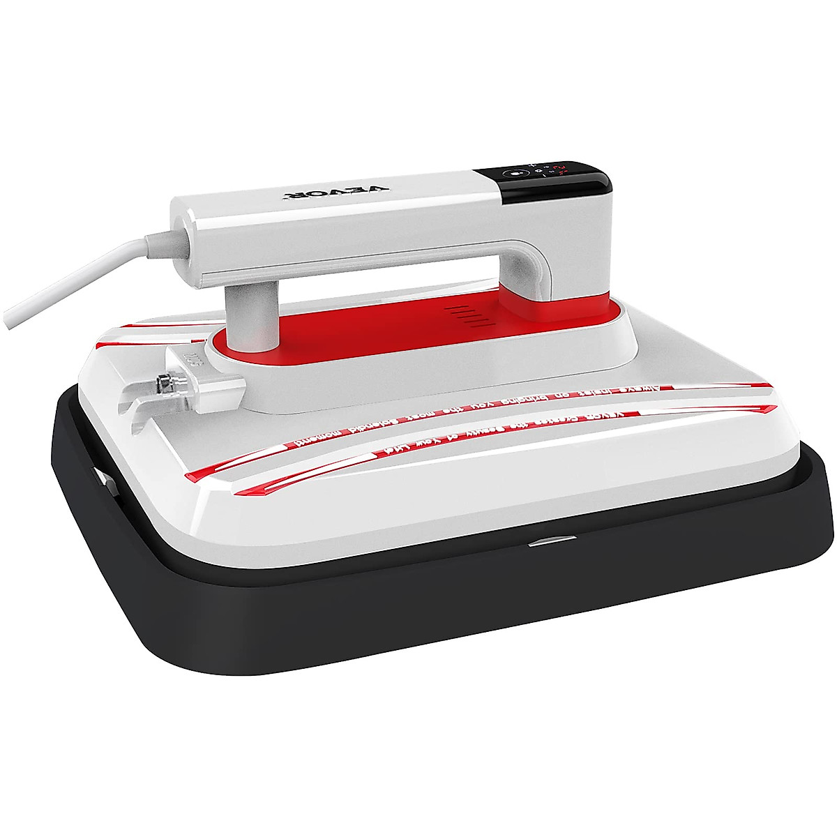 VEVOR Heat Press Machine, 12x10 Inch, 6 in 1 Combo Swing Away T-Shirt Sublimation Transfer Printer with Teflon Coated, Precise Heat Control, Mug/Cap/Plate Accessories Included, ETL/FCC Listed, Black