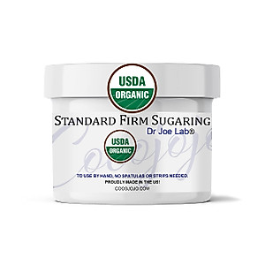 Sugaring Hair Removal Paste Sugar Wax Natural Vegan Paste - 10 oz Standard Natural - Epilation Waxing - Sugaring Hair Remover - Sugaring Gel Easy to Use All Hair Types