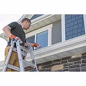 Little Giant Ladders, Epic, M26, 26 ft, Multi-Position Ladder, Aluminum, Type 1A, 300 lbs weight rating, (16826-818)