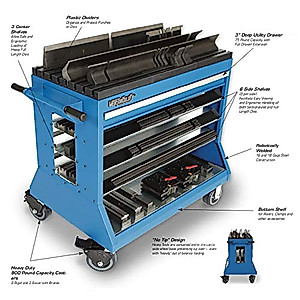 Versatility Press Brake Change Over Cart for Wila NS, Wilson WT, and Trumpf Style Tooling, VT-36700