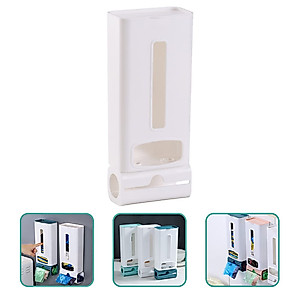 Cabilock Grocery Bag Dispenser Professional Bag Dispenser Bag Storage Box Hanging Plastic Collector Plastic Favor Bags Garbage Bag Dispenser