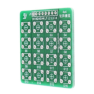 SGerste 4X4 Matrix Keyboard Tact Touch Switch MCU Learning Board Development Board External Expansion Kit 3Pcs