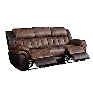 Acme Furniture Upholstered Sofas, Toffee/Espresso