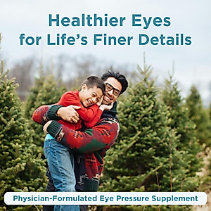 Eye Pressure Supplement with Bilberry Saffron Niacinamide CoQ10 for Optic Nerve Relief - Helps Support Healthy Retinal Blood Flow - Neuroptene® (60 Capsules)