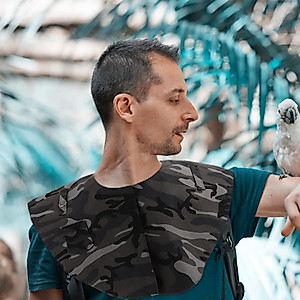 balacoo Pet Shoulder Pad Diaper Shawl: Bird Clothing Protector Parrot Diapers Practical Shoulder Protector Diaper Shawl Shoulder Pad Parakeets Cockatiels Conures