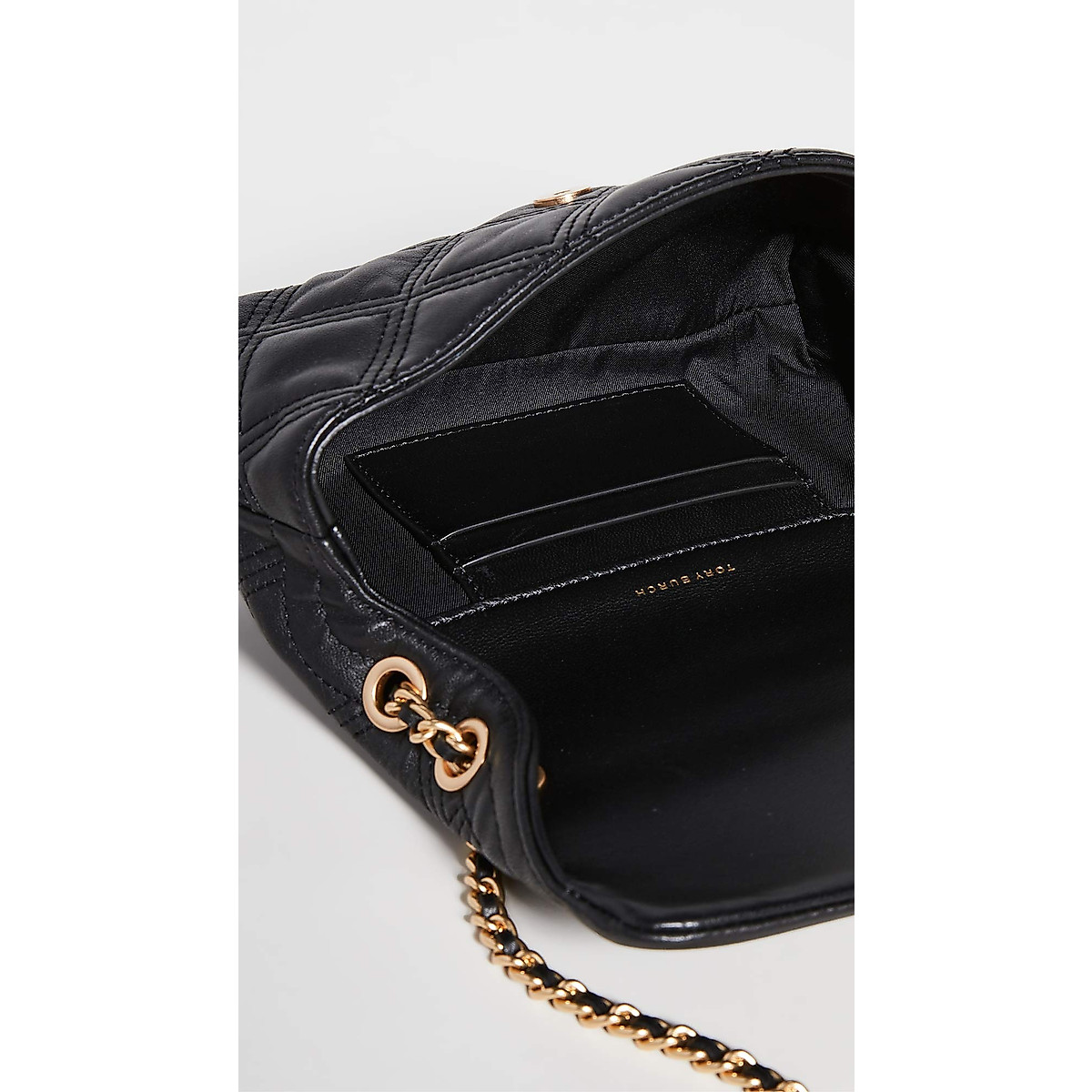 Tory Burch Women's Fleming Soft Mini Bag, Black, One Size