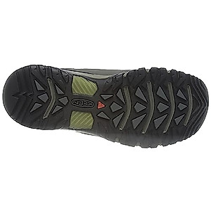 KEEN Men's Targhee 3 Low Height Waterproof Hiking Shoes, Bungee Cord/Black, 11