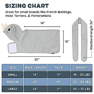 Barkbox - Premium Absorbent Hooded Dog Bathrobe Towel Bundle - Quick Drying Pet Towel for Bath & Beach Trips - Luxurious & Soft Bathrobe Towel for Dogs of All Breeds - Lion & Rhino - Small