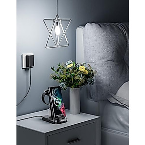 VCVS 36W USB C Super Fast Charging Station for Samsung Phones Watches Earbuds, 3 in 1 Wireless Charger for Samsung Galaxy Watch 6/5/4/3, Galaxy S24/S23/S22/21/20,Note20/10,Z Fold/Flip 5/4,USB-C Buds