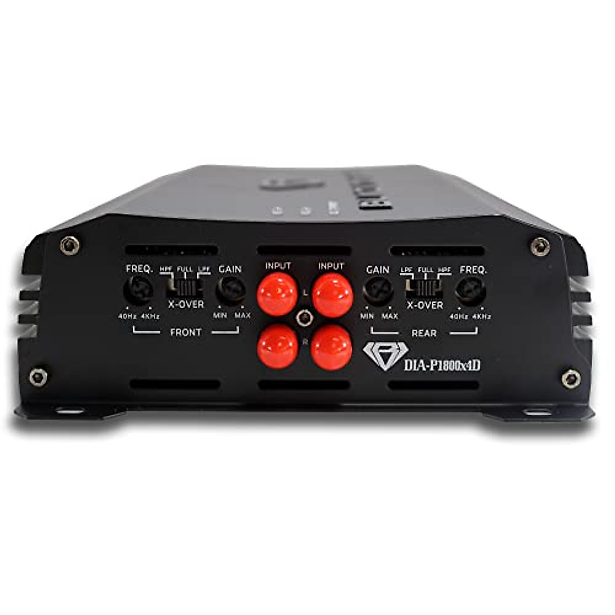 Black Diamond 4 Channel Amplifier Class D 3600 Watt Full Range DIA-P1800X4D