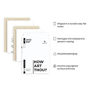 HAUS AND HUES Floral Prints and Plant Posters Set of 6 Botanical Prints Wall Art & Floral Wall Art, Wildflower Wall Art Plant Wall Art Minimalistic Wall Art Plant Set (8"x10", UNFRAMED)