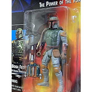 Star Wars, The Power Of The Force Red Card, Boba Fett Action Figure, 3.75 Inches