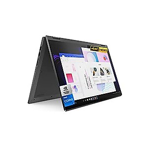 Lenovo Flex 5 2-in-1 Laptop, 15.6" 4K UHD (3840x2160) IPS 500nits Touch Display, Intel i7-1165G7, NVIDIA GeForce MX450, Type-C, Backlit KB, Fingerprint, Wi-Fi 6, Win 11 Pro (16GB RAM | 1TB PCIe SSD)