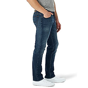 Lee Men's Extreme Motion Bi-Stretch Straight Fit Tapered Leg Jean, Bucket, 36W x 29L