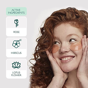 Patchology Happy Place Under Eye Patches - Overnight Anti-Aging Eye Masks for Dark Circles, Puffy & Eye Bags, & Wrinkles - Brightening & Depuffing Skin Care Eye Pads for a Youthful Glow (5 Pairs)