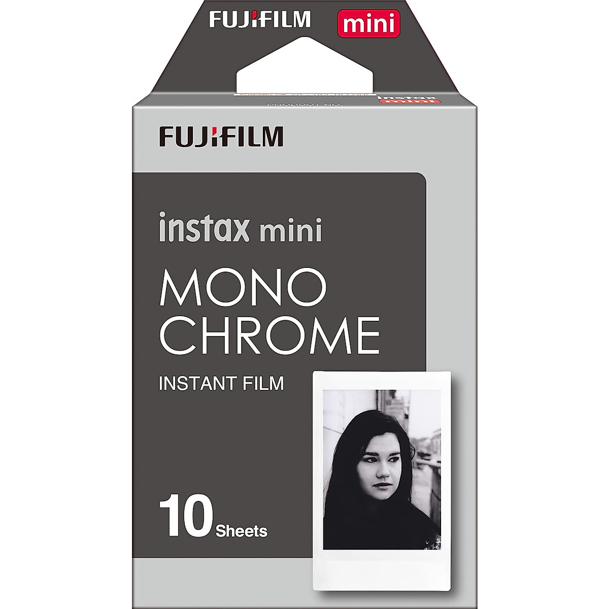 Fujifilm Instax Mini Instant Film Twin Pack (White) & Instax Mini Contact Sheet Film - 10 Exposures & Instax Mini Monochrome Film - 10 Exposures
