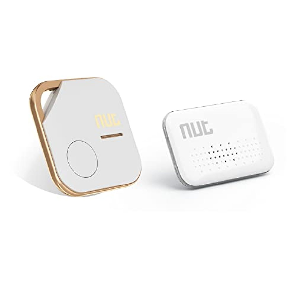 Nutale Key Finder, Bluetooth Tracker Item Locator with Key Chain for Keys Pet Wallets or Backpacks and Tablets, Batteries Include 2Pack (NutPro & Mini