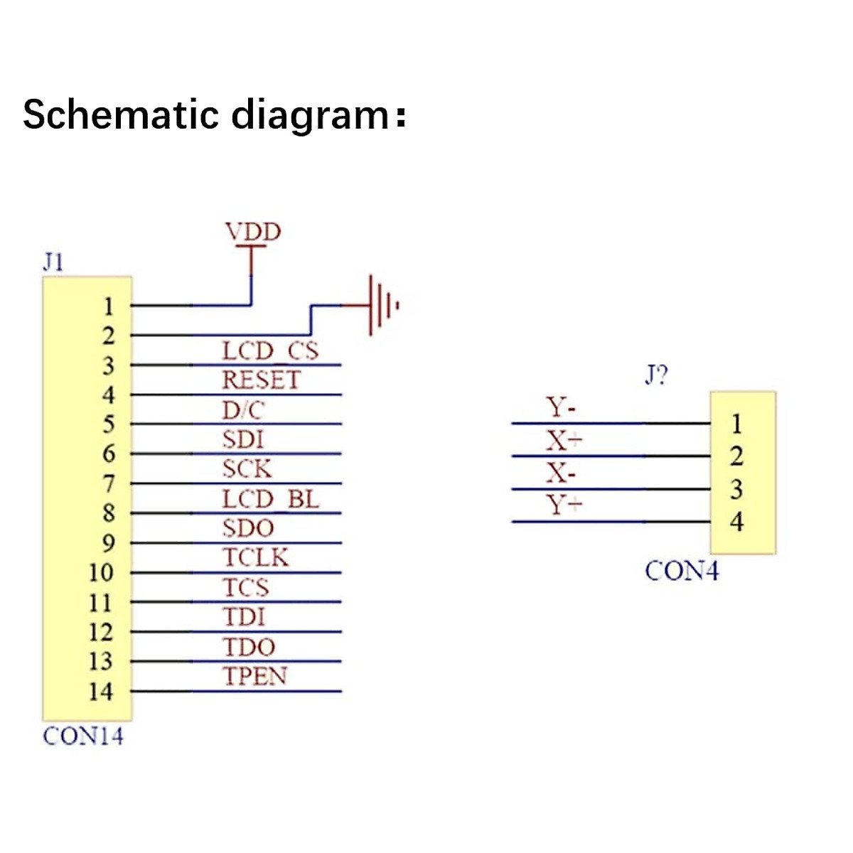 3.5 inch SPI Serial Port TFT LCD Display Module LCD Touch Screen ILI9488_ 6 1 Drive 320 * 480