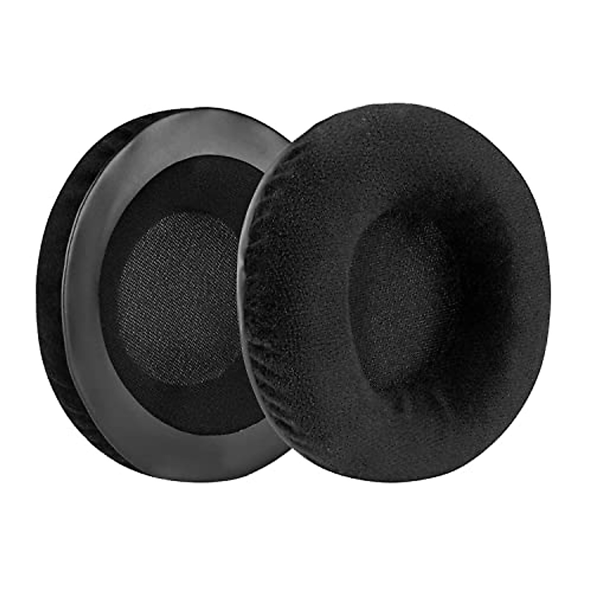 MDR-V700 Replacement Ear Pads Velvet Ear Cushion Earpads Compatible with Technics RP-DH1200 DJ, Sony MDR-V700, Z700, V700DJ, ATH-T2, ATH-PRO700 Headphones (Black/Flannel)
