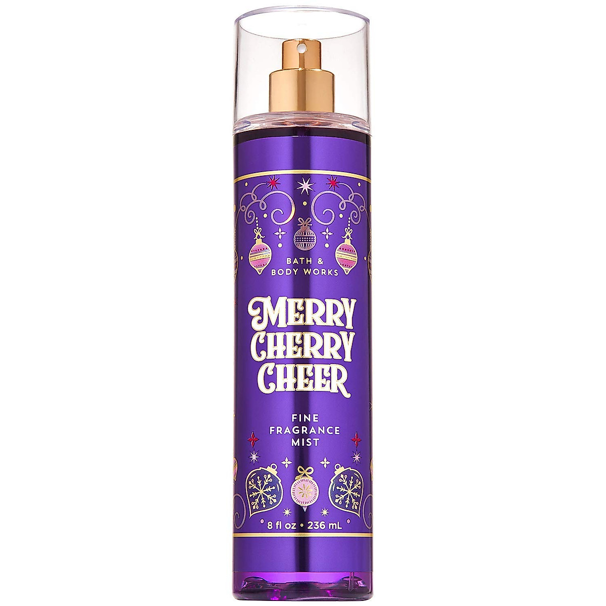 Bath and Body Works MERRY CHERRY CHEER Fine Fragrance Mist 8 Fluid Ounce (2019 Edition)