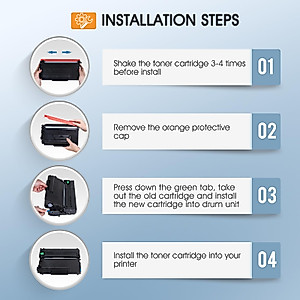 Cool Toner Compatible Toner Cartridge Replacement for Brother TN880 TN-880 TN 880 HL-L6200DW MFC-L6700DW MFC-L6800DW HL-L6200DWT HL-L6300DW MFC-L6900DW Super High Yield Printer Black Ink 4Pack