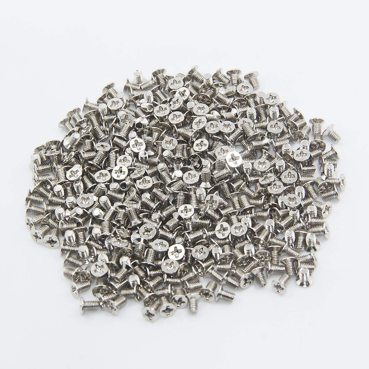 Bfenown Computer PC Case 2.5-inch HDD M3x5mm Flat Phillips Head Hard Drive Screw 100pcs